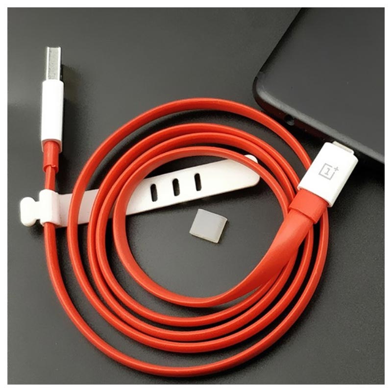 OnePlus USB C Tyypin Kaapeli Punainen Valkoinen 1 5m OnePlus USB C Tyypin Kaapeli Punainen Valkoinen 1 5m