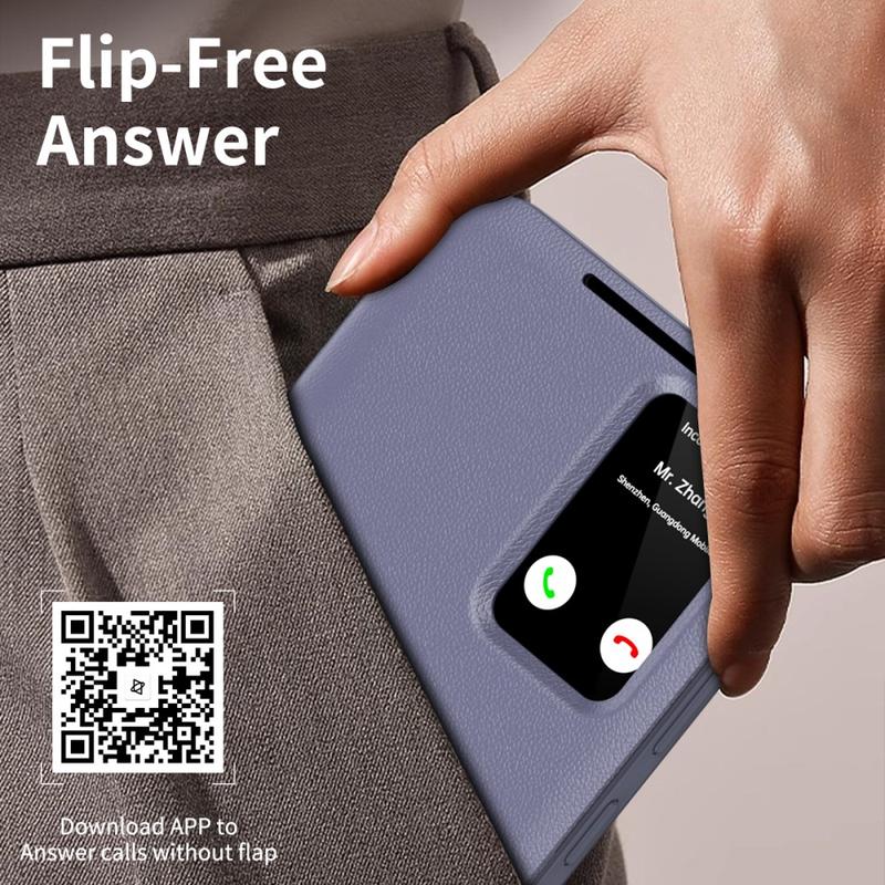 Samsung Galaxy S26+ Smart Clear View Käännä kotelo korttipaikka ...