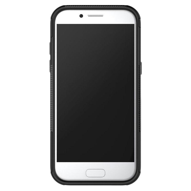 Samsung Galaxy A5 (2017) Liukuesteillä Hybrid Suojakuori - Musta